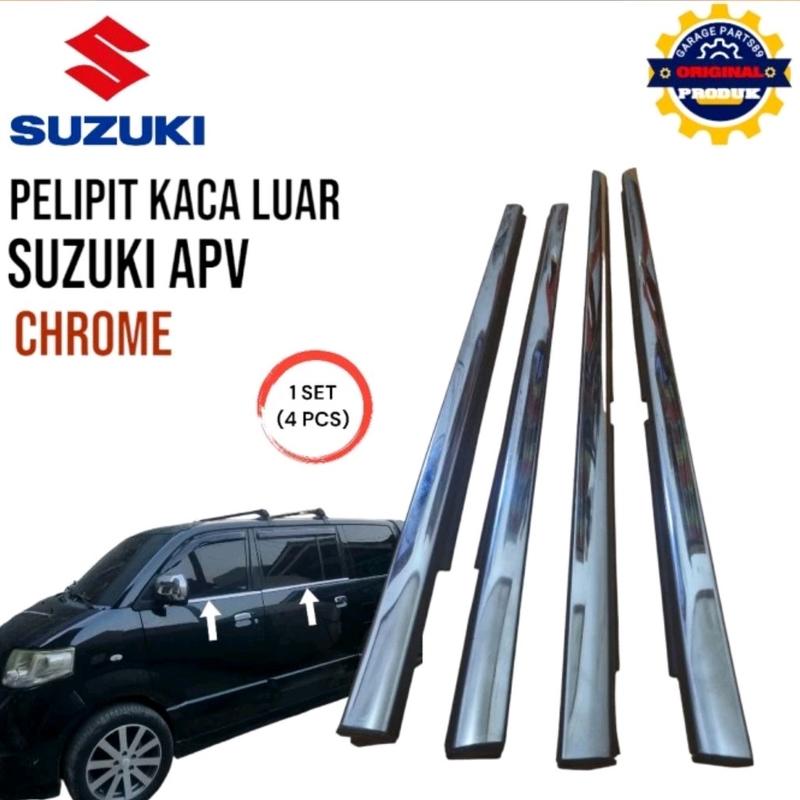 Accessories Mobil: Pelipit Kaca Luar Pintu Mobil APV Chrom Original ...