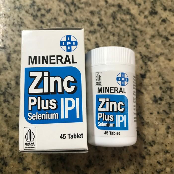 IPI MINERAL ZINC PLUS SELENIUM BOTOL 45 TABLET - Shop | Tokopedia