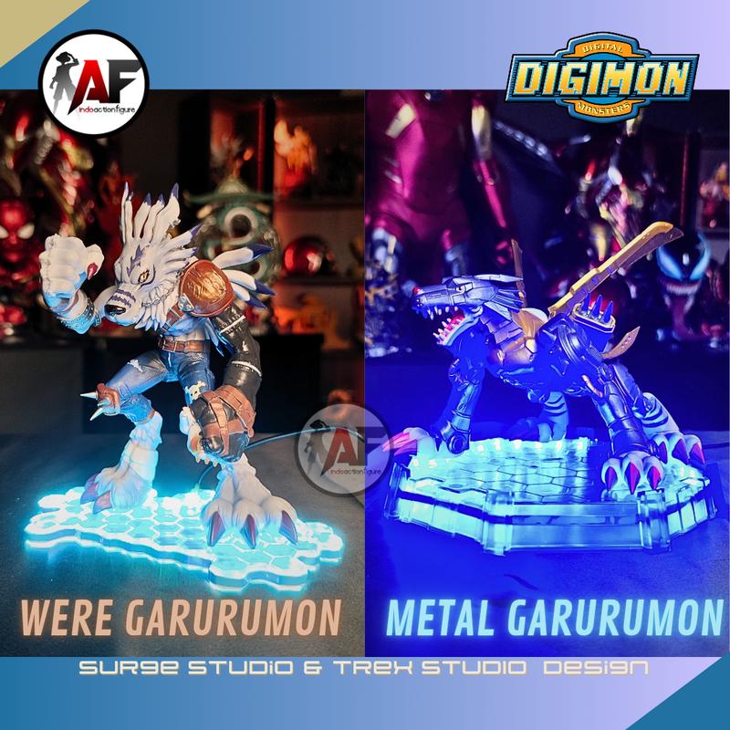 Action Figure Digimon WereGarurumon, Metal Garurumon Surge Trex - Shop ...