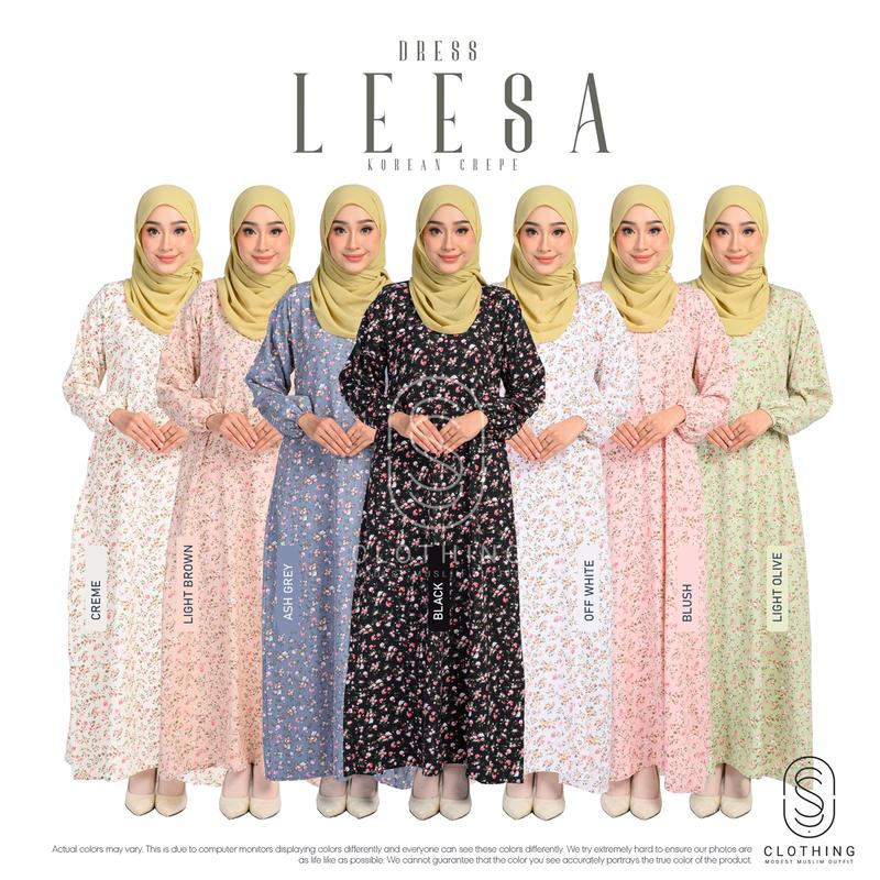 Sajeeda Jubah Raya Dress Leesa Corak Baru Fashion Muslim Wanita ...