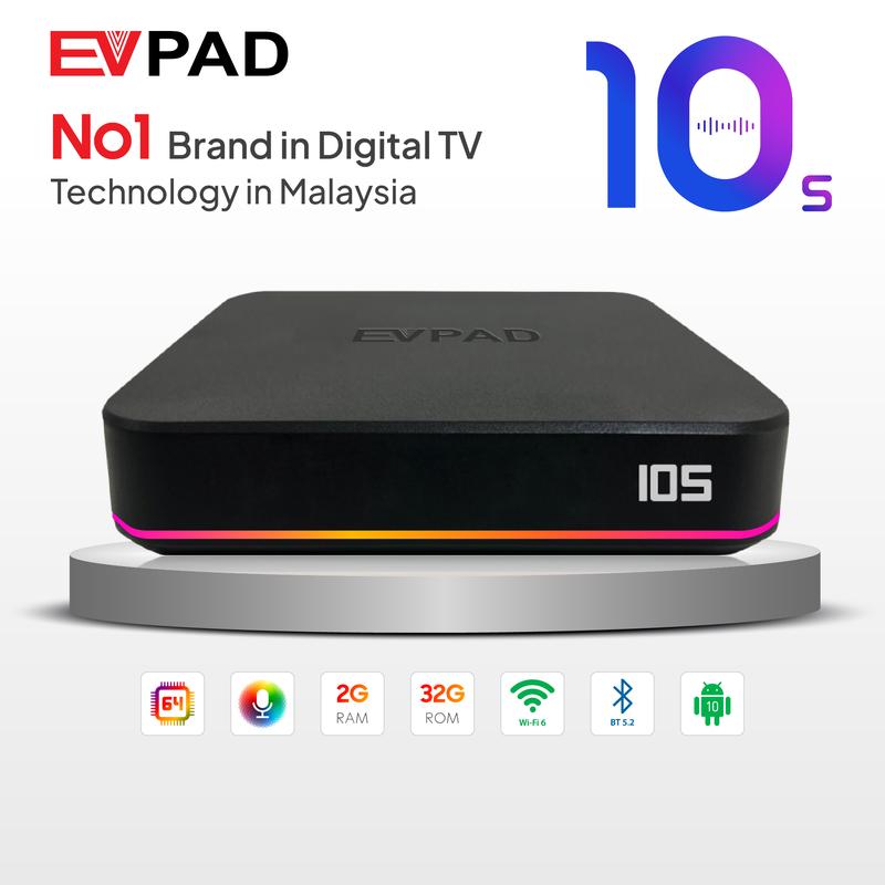 EVPAD 10S TV box android 12 (Malaysia version 2024) - TikTok Shop Malaysia