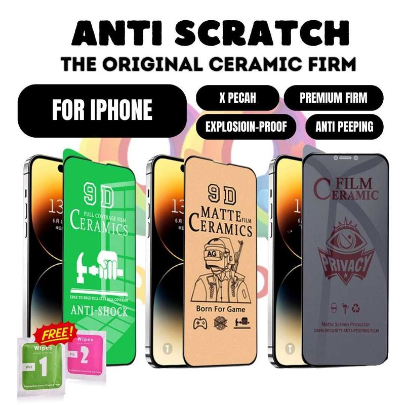 Ceramic Screen FOR IPHONE l Ceramic Screen Protector Film Ceramics ...