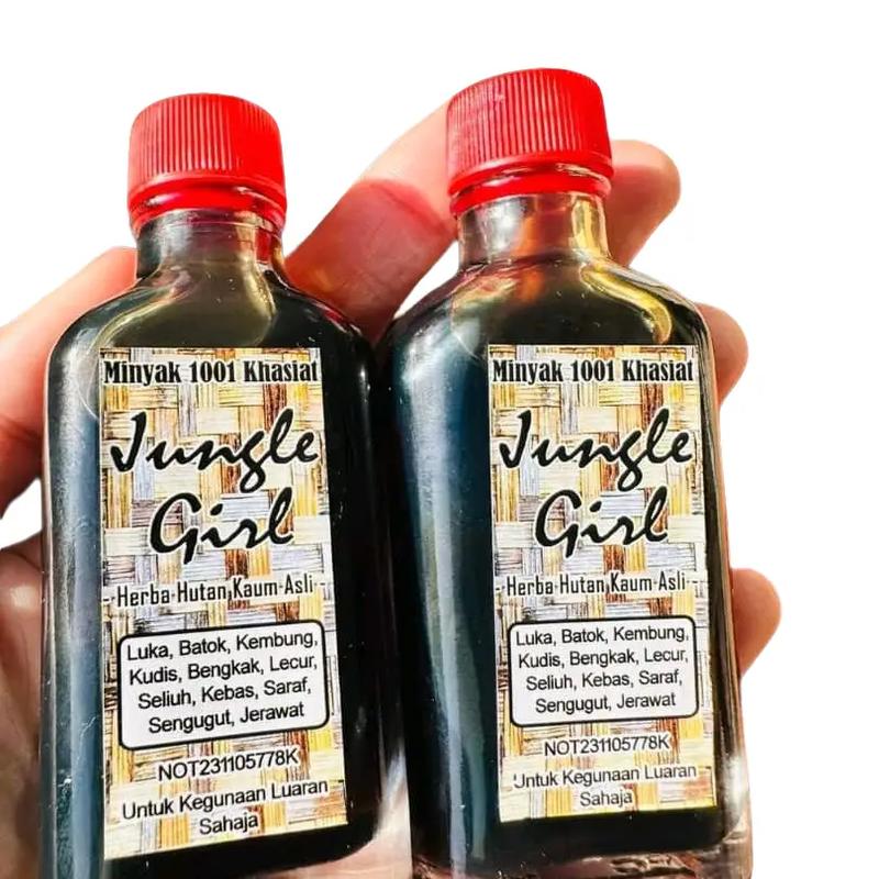 2 botol Minyak 1001 khasiat Jungle Girl Koko - TikTok Shop Malaysia