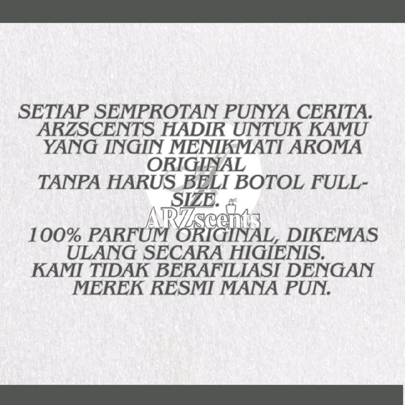 Decant | parfum Velixir Orion (Share in jar ARZscents) - Shop | Tokopedia