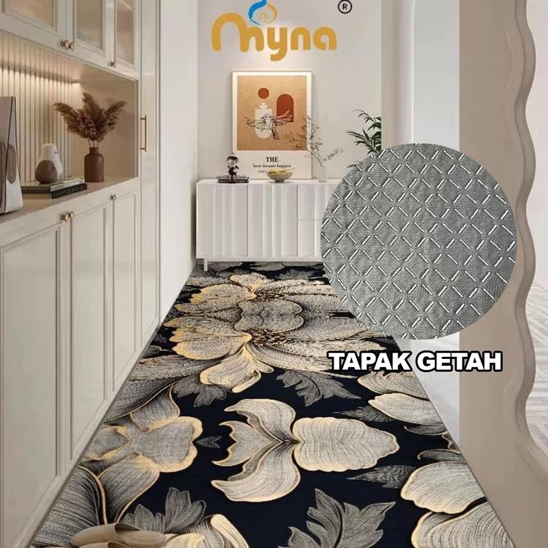Myna | Karpet Runner Getah Penuh – Anti-Gelincir, Lembut & Mudah ...