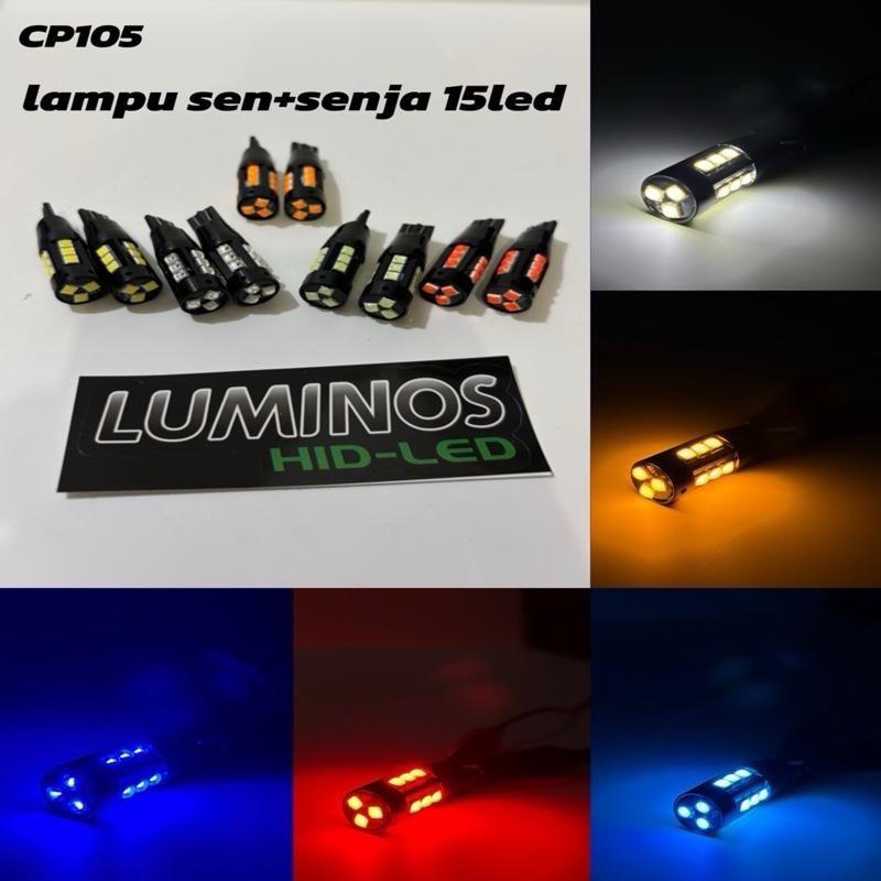 Lampu LED T10 Luminos Senja Sein Lampu Plat Mundur Originall - Shop ...