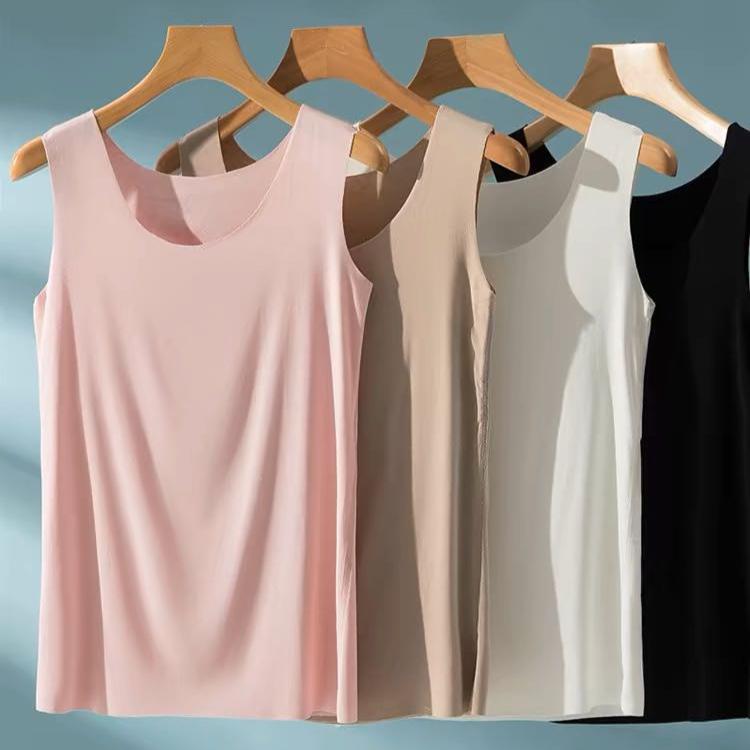 [Singlet Dalaman Kain Sutera Ais] [T] Ice Silk Singlet Seamless ...