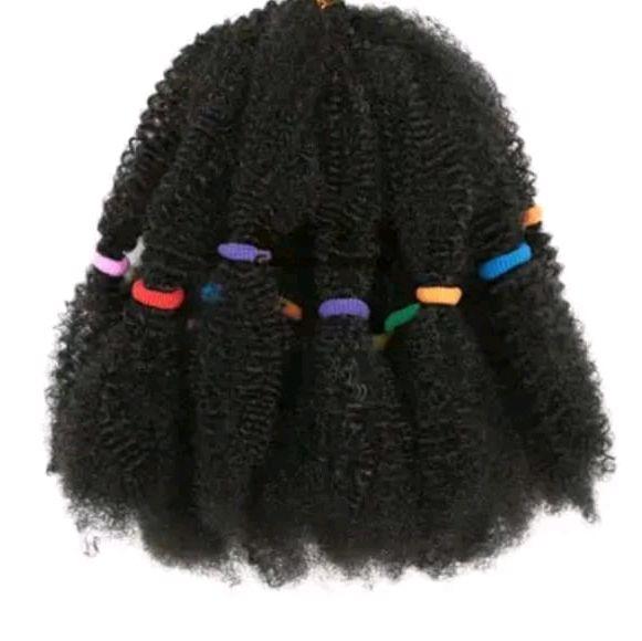 Rambut Sambung Afro Rambut Keriting Rambut Sulam Rambut Anya - Shop ...