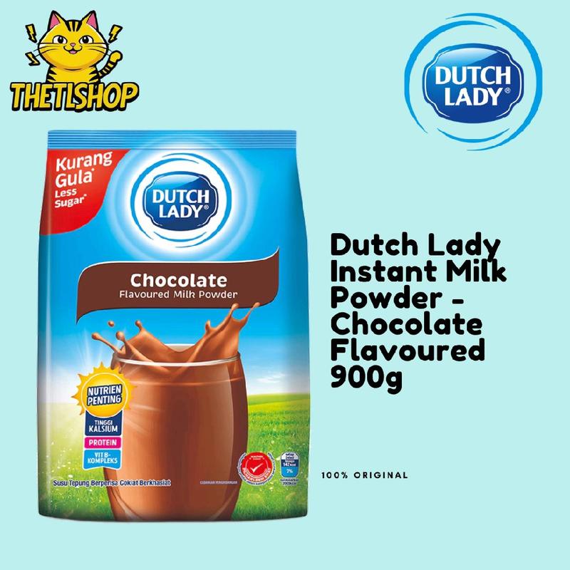 Dutch Lady Instant Milk Powder - Chocolate Flavoured 900g - TikTok Shop ...