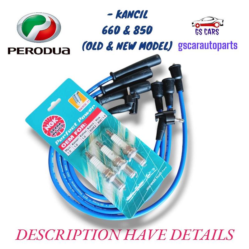 Perodua Kancil 660 / 850 Plug Cable Ignition Cable with NGK BKR5E-11 ...