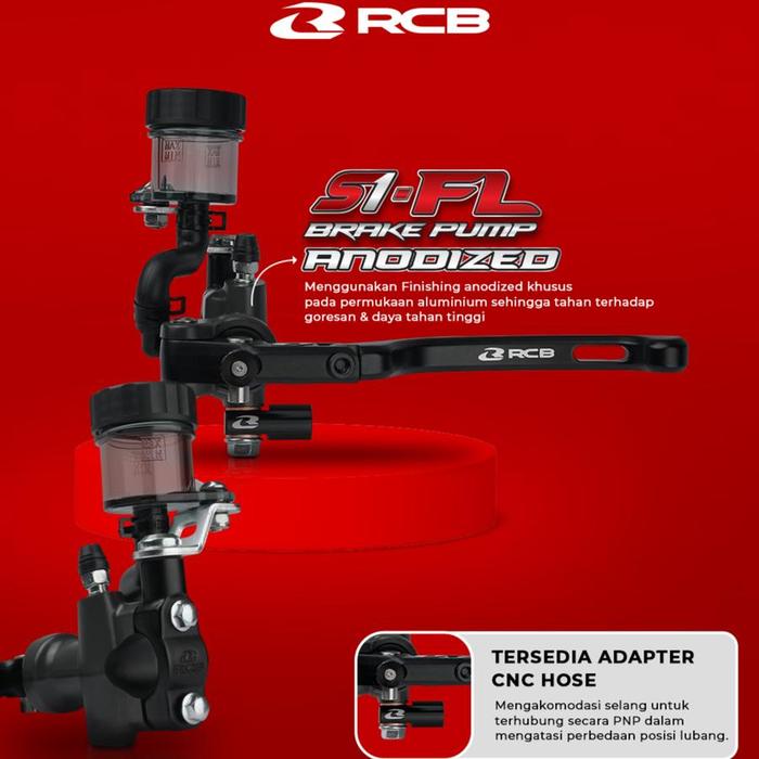 Jual Master Rem RCB S1FL Forged Master Brake Pump S1-FL Series 14MM S1 ...