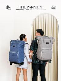 Promo [THE PARISIEN] TAS RANSEL TROLI PARISIEN BARLEY ORIGINAL PARASUT ...