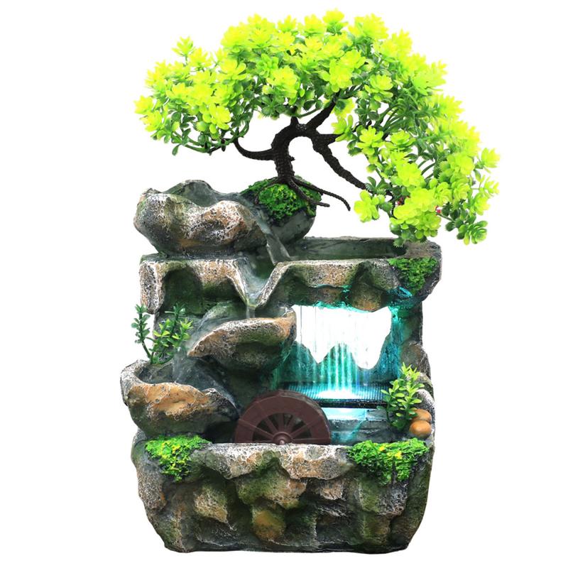 Air Pancut Air Terjun Meja, Gaya Dalaman, Batu dan Bonsai Zen, - TikTok ...