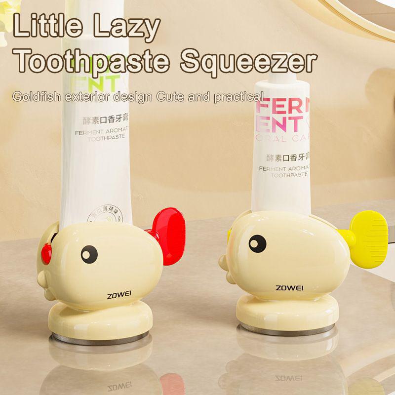 Toothpaste Squeezer Suction Cup Toothpaste Rack Wall Mounted - TikTok ...