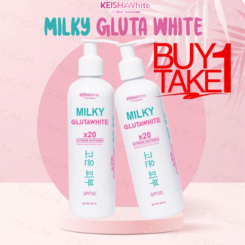 Buy 1 Take 1 Keisha Milky Gluta White Lotion Spf50 x20 Extreme - TikTok ...