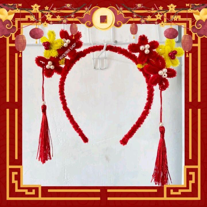 Bando Nuansa Imlek Aksesoris Chinese New Year - Headbands Stylish ...