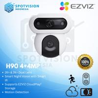 Jual Ezviz H90 Dual 2K+ Smart Home Dual Lens 4MP+4MP IP Camera Outdoor ...