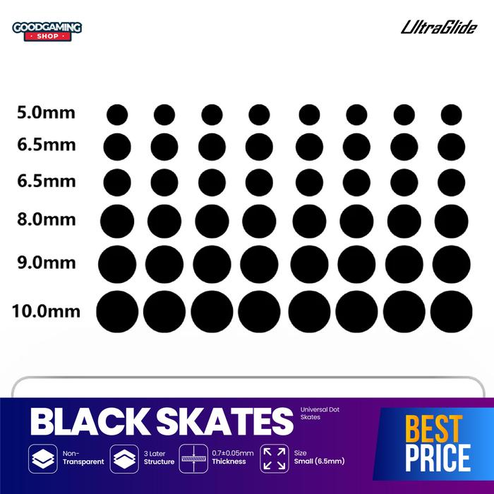 Promo Ultraglide Dot Glide Universal DIY Small Round Dots Mouse Skates ...