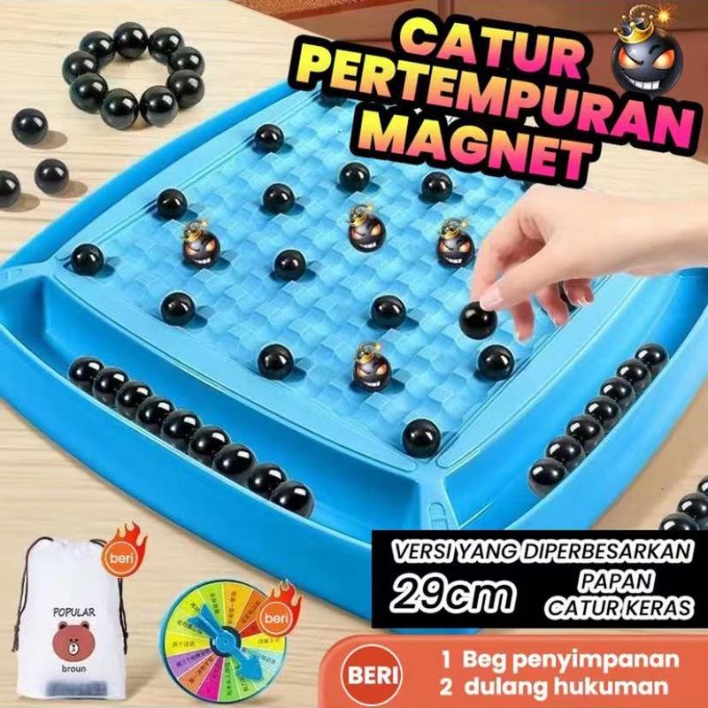 Catur Permainan Magnetik – Board Games Seronok Keluarga untuk Kanak ...