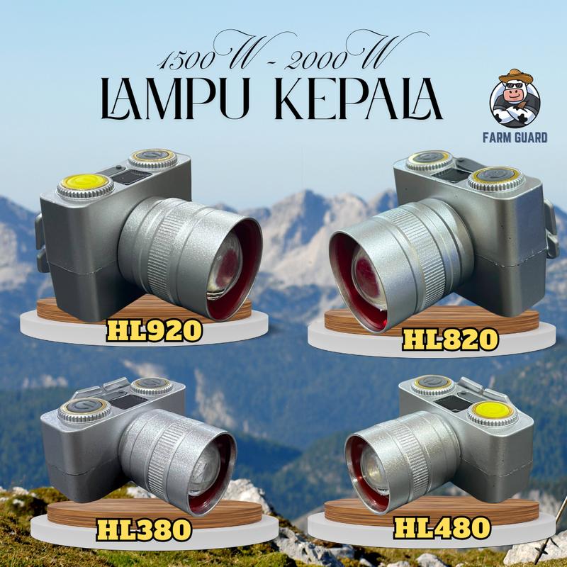 Lampu Kepala/Suluh Boleh Zum【﻿WeLike】2000W/1500W/Cahaya Putih ...