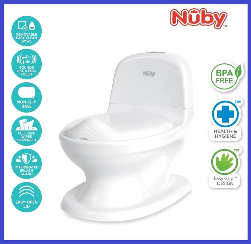Nuby My Real Potty Mini Size Toilet 18m+ NB76503 Baby Bayi - TikTok ...