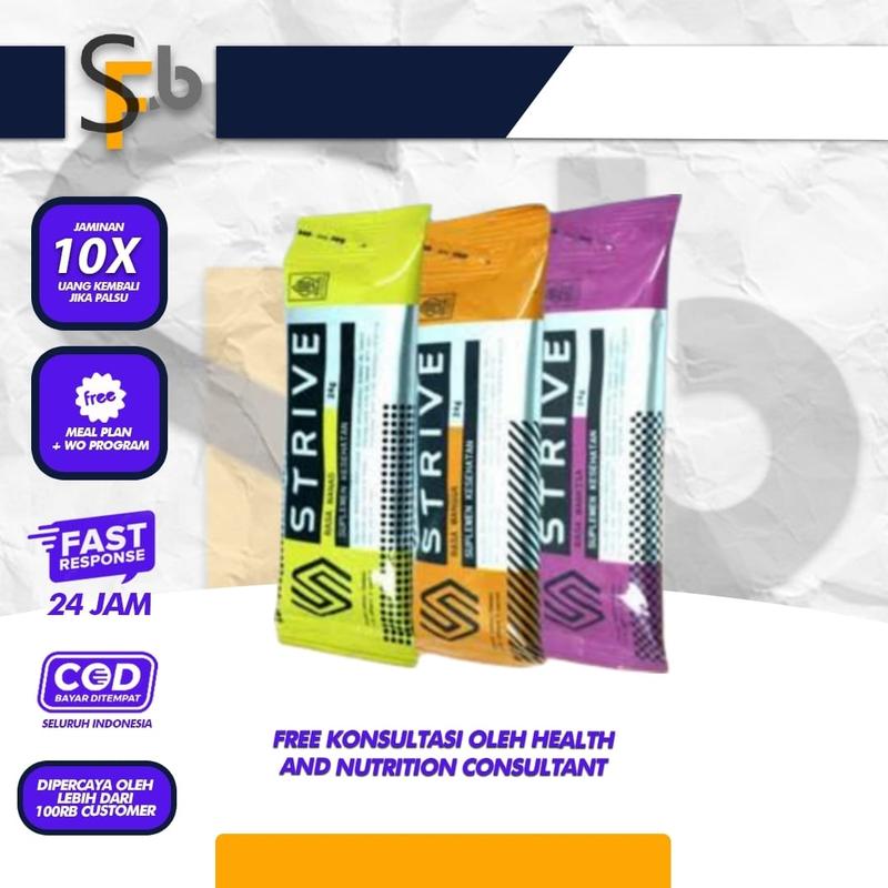 Strive Energy Gel Sachet 24 Gram Booster - Shop | Tokopedia