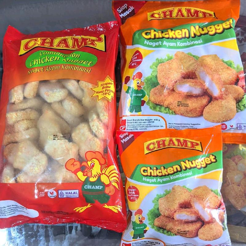 Champ Chicken Nugget kombinasi Frozen - Shop | Tokopedia