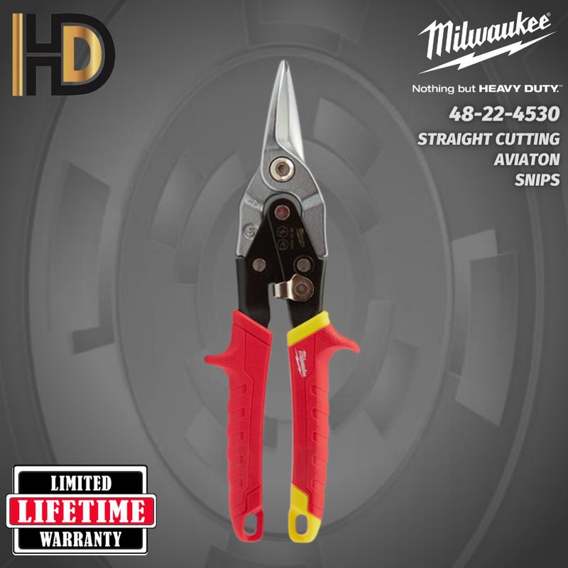 [ 100% ORIGINAL ] Milwaukee Straight Cutting Aviation Snips GEN2 ...