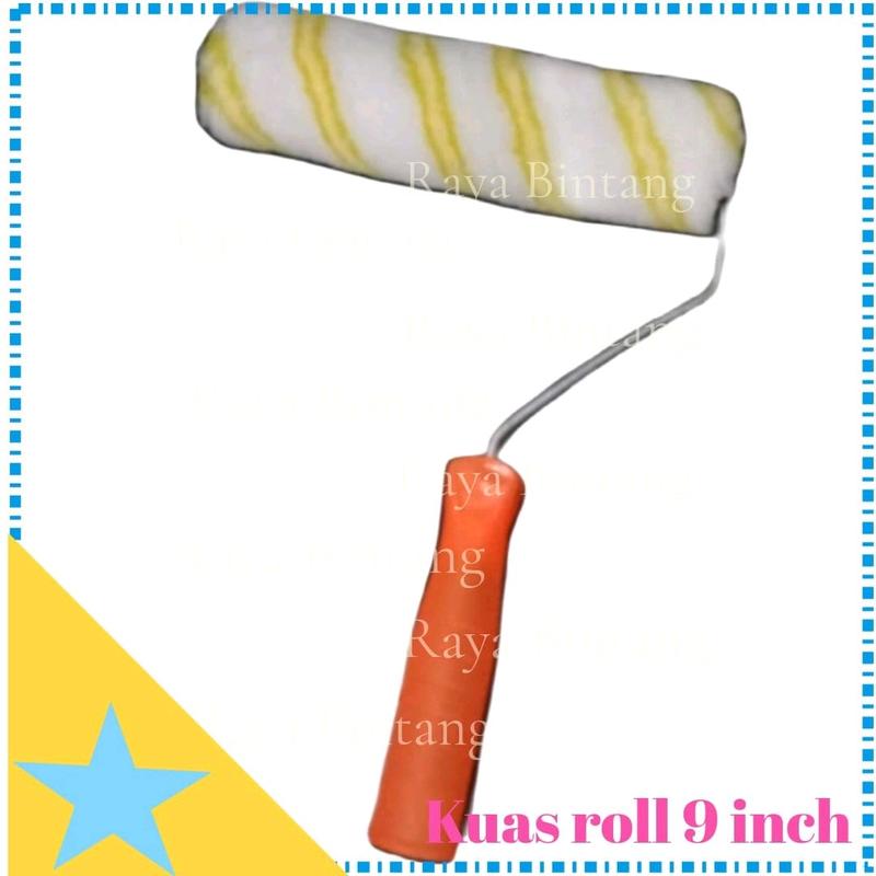 Kuas roll 9" inch set tangkai cairan cat tembok dinding ukuran - Shop ...
