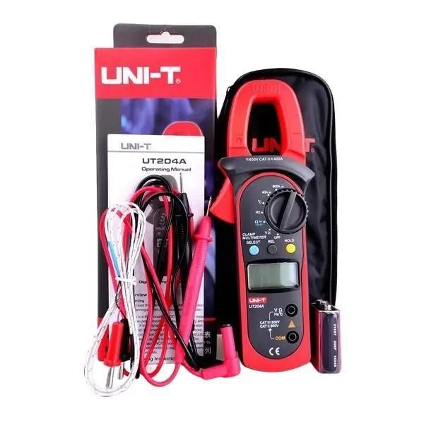 Jual Clamp Meter AC/DC ( Tang Ampere ) Uni-T UT-204A Thermometer ...