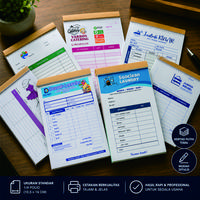 Promo Cetak Nota Costum 1/4 2 Ply Nota Nama Toko Sendiri Nota Custom ...