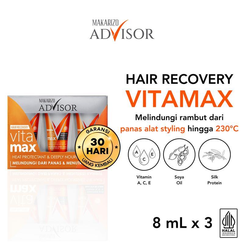 Makarizo Advisor Hair Recovery Vitamax 8mLx3 - Vitamin Rambut / Hair ...