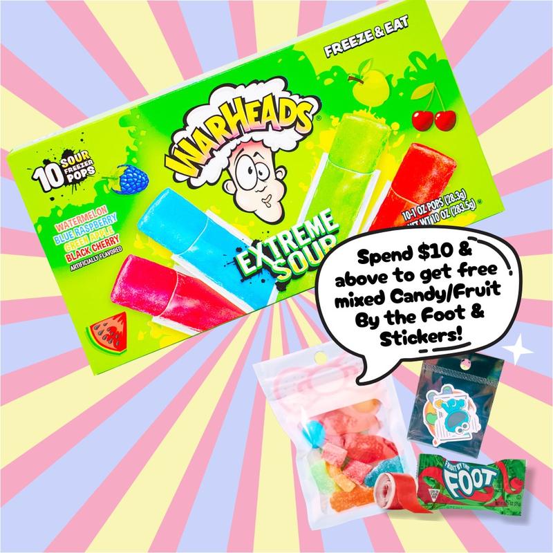 Warheads Freezer Pops, 10 Pieces - TikTok Shop Singapore