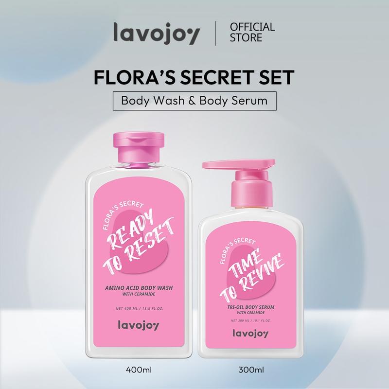 [Bundle] lavojoy Flora's Secret Body Wash 400ml + Body Serum - TikTok ...