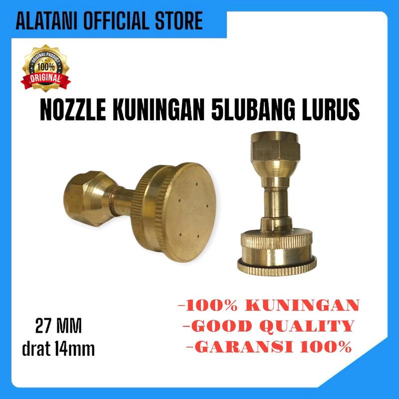NOZZLE BRAS 5 LUBANG LURUS（653） - Shop | Tokopedia