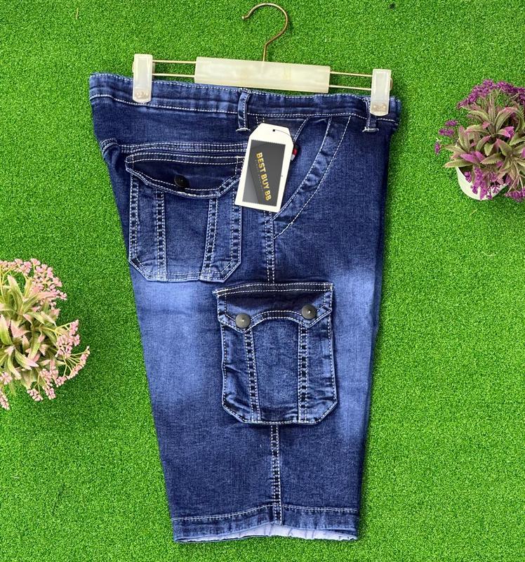 Seluar Pendek Lelaki Denim 6 Poket Slim Fit - TikTok Shop Malaysia