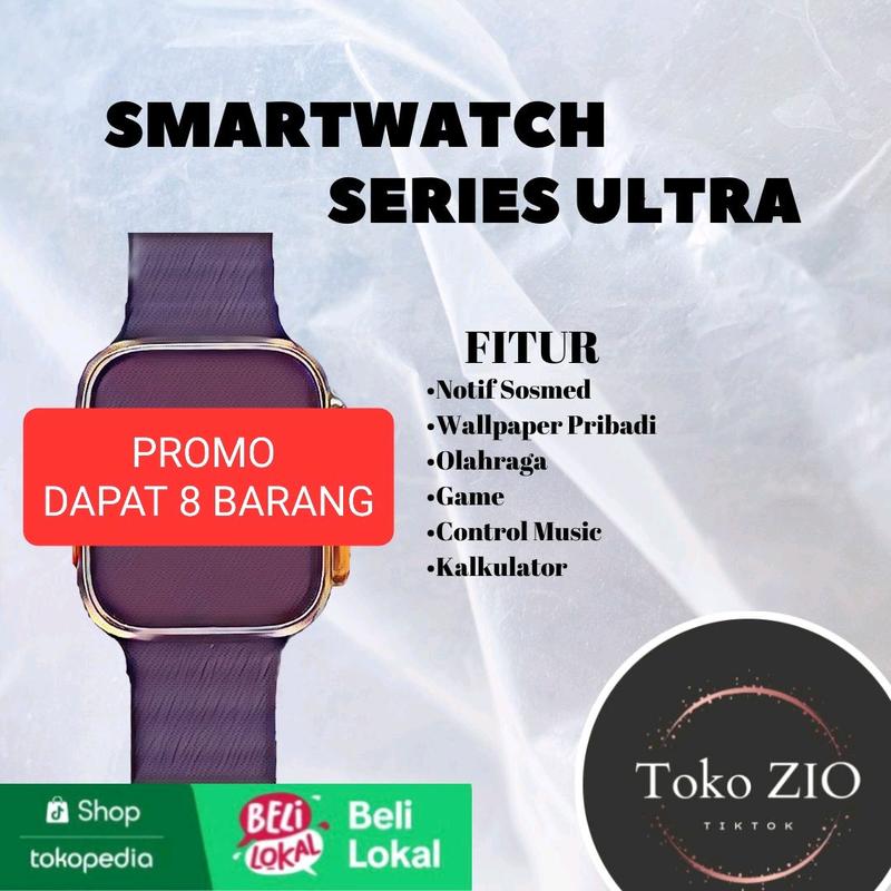 DAPAT 8 BARANG Smartwatch Series 8 ULTRA Dapat 2 Tali + Headset - Shop ...
