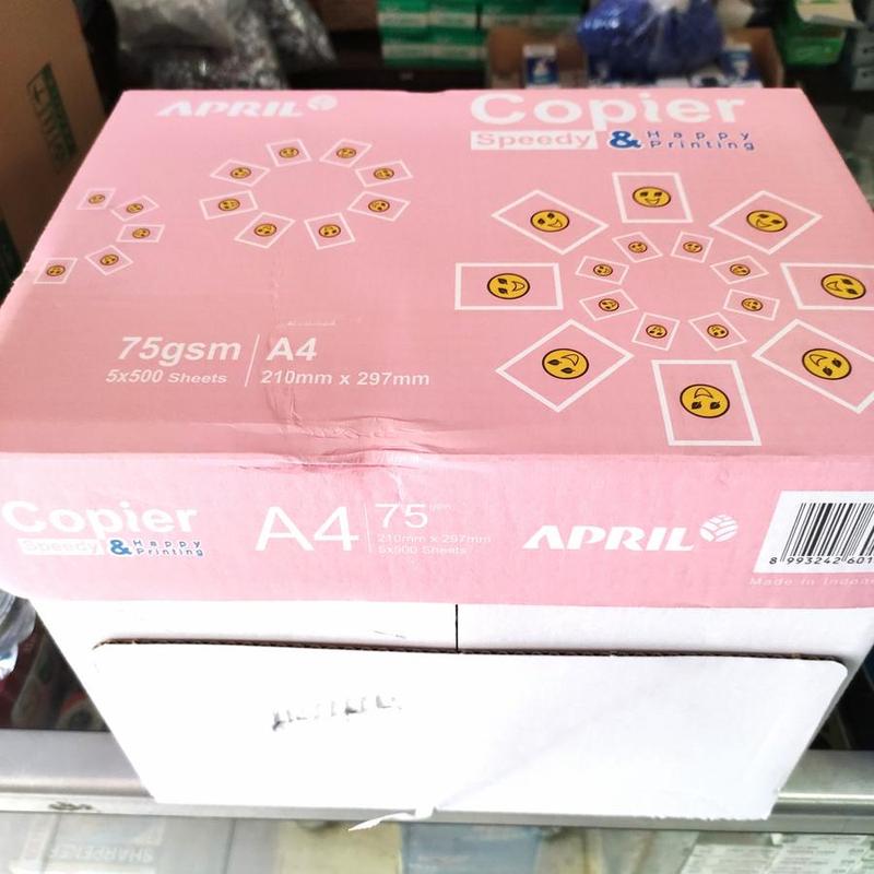 kertas hvs merek copier april a4 75 gram - Shop | Tokopedia