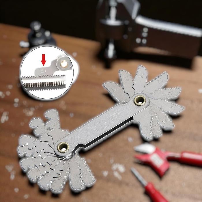 Jual Pengukur Bulir Baut Whitworth Metric Screw 60 Degree - BI1854 ...