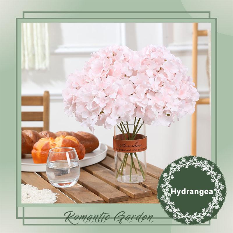 Sejambak Hydrangea Batang Besar, Tiruan, Hiasan Perayaan, Hiasan ...