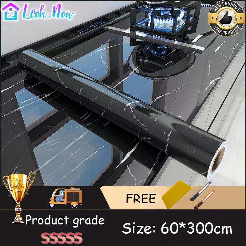 [Local seller]60*3m marble sticker kitchen sticker marble sticker ...
