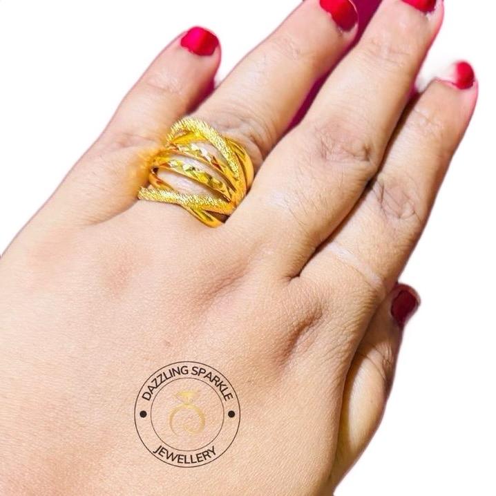 Ring/ NEW ARRIVAL SUASA PREMIUM Grade 916 Gold plated Cincin - TikTok ...