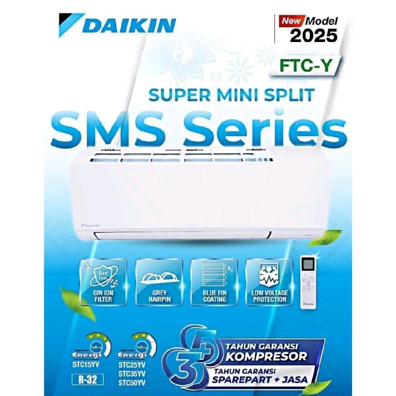AC DAIKIN 1/2 PK FTC 15 YV TERMASUK PEMASANGAN - Shop | Tokopedia