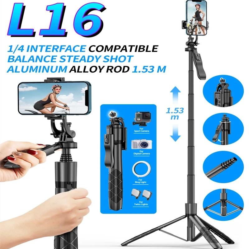 L16 Wireless Selfie Stick Tripod Stand Foldable Monopod For Gopro ...