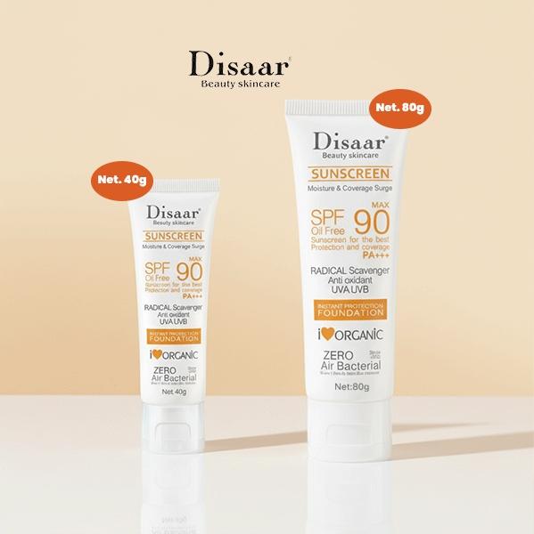 Disaar Sunscreen SPF 90 PA+++ Anti-aging Ultra Light Strong Sun ...
