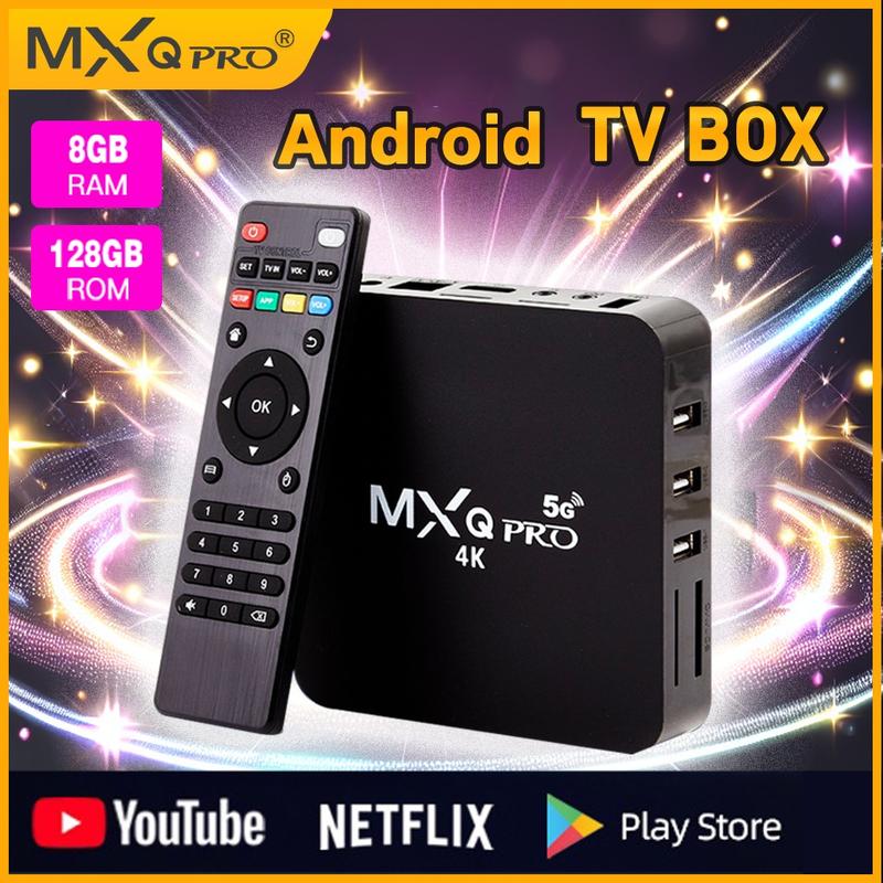 MXQ Pro Tv Box 8gb+128gb 4K Smart Tv Box Sudah Wifi - Shop | Tokopedia