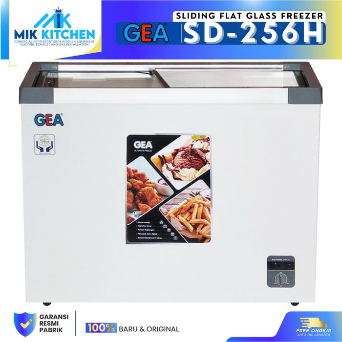 Promo GEA SLIDING FLAT GLASS FREEZER SD-256H / SD 256H / SD256H FRISER ...
