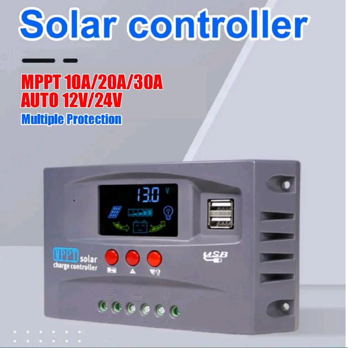 Jual SCC MPPT 10A 20A 30A Auto 12V/24V Power Solar Charge Controller ...