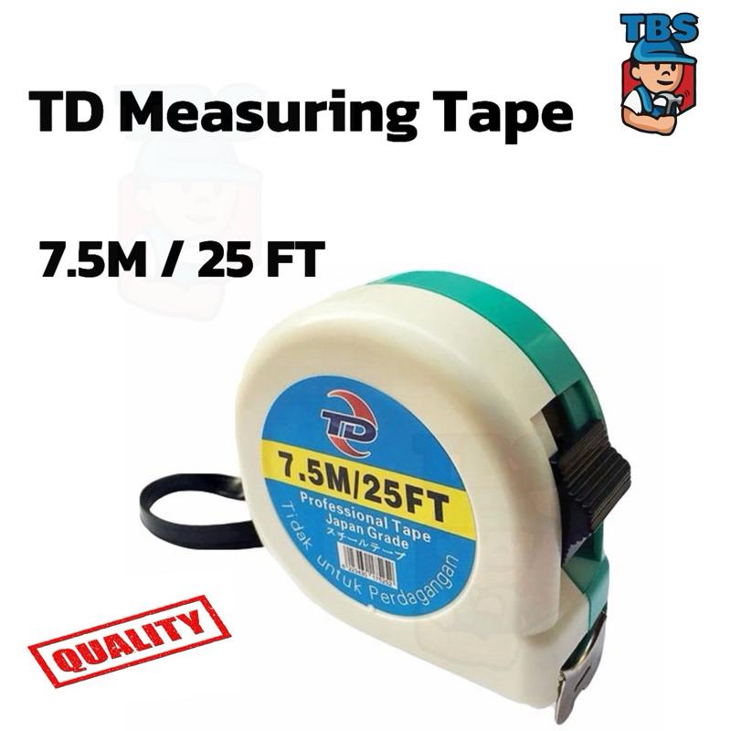 TD 7.5meter Measuring Tape / Tali Tape With Lock High Quality Pita ...