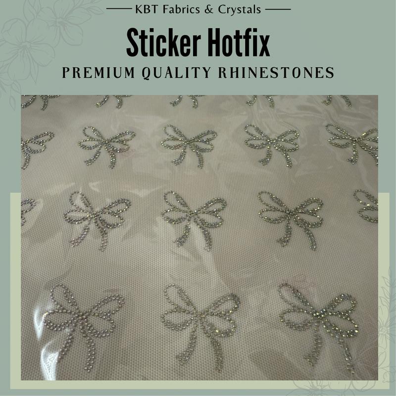 Sticker Ribbon Reben Hotfix Batu Manik Tampal Premium Qualit - TikTok ...